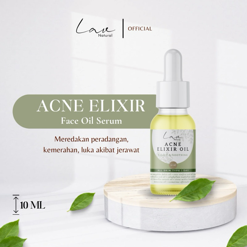 Jual Lav Natural ACNE ELIXIR OIL SERUM 10 ml | Shopee Indonesia