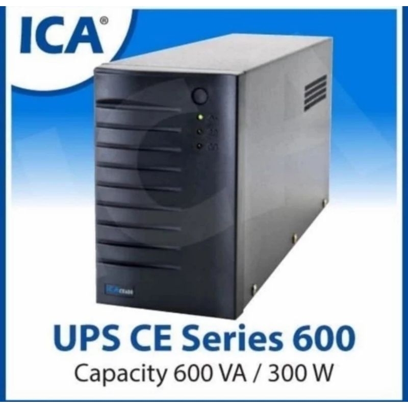 Jual ICA 600 VA UPS ICA 600VA CE600 GARANSI 1 TAHUN | Shopee Indonesia