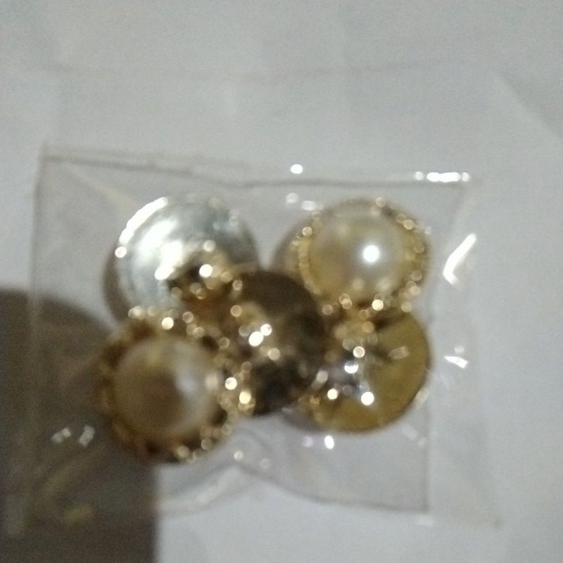 Jual kancing mutiara bingkai emas | Shopee Indonesia