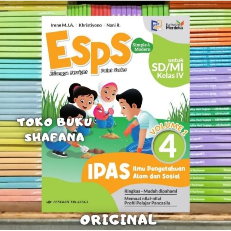 Jual BUKU ESPS IPAS KELAS 1 2 3 4 5 6 SD ERLANGGA KURIKULUM MERDEKA - ILMU PENGETAHUAN ALAM DAN ...