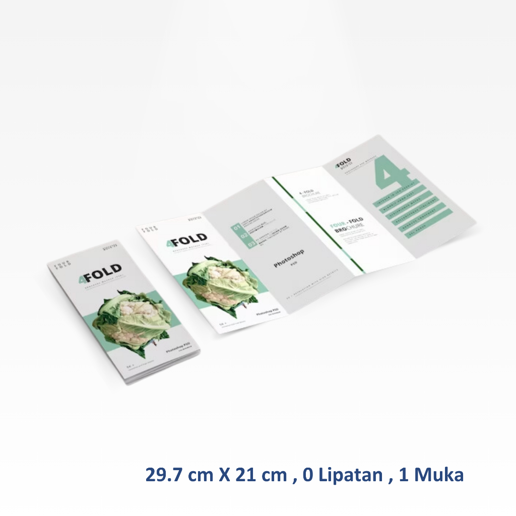 Jual Cetak Leaflet 2 Sisi Cetak Brosur Lipat A4 Leaflet Brosur Pamflet ...