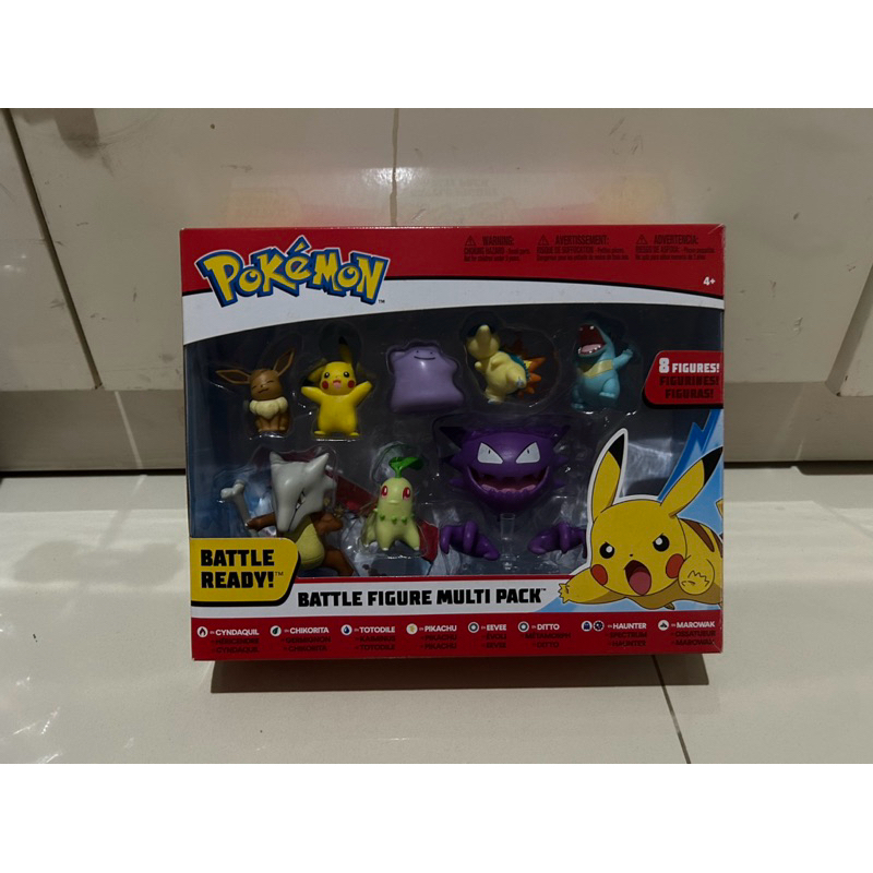 Jual pokemon wct 8 figure battle multi pack haunter marowak eevee ...