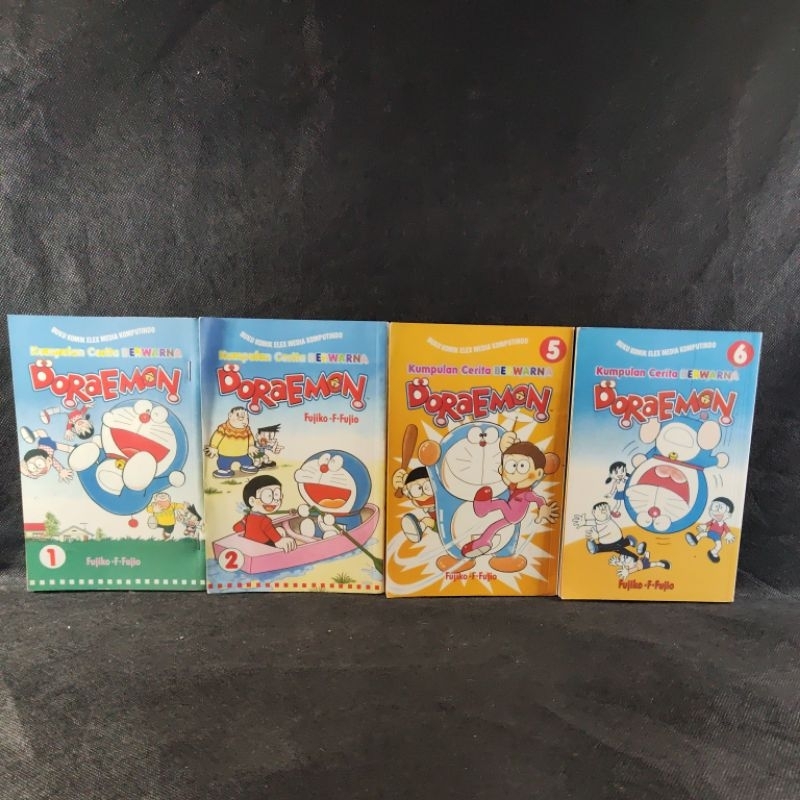 Jual Buku / Komik Kumpulan Cerita Berwarna Doraemon, Vol 1,2,5,6 ...