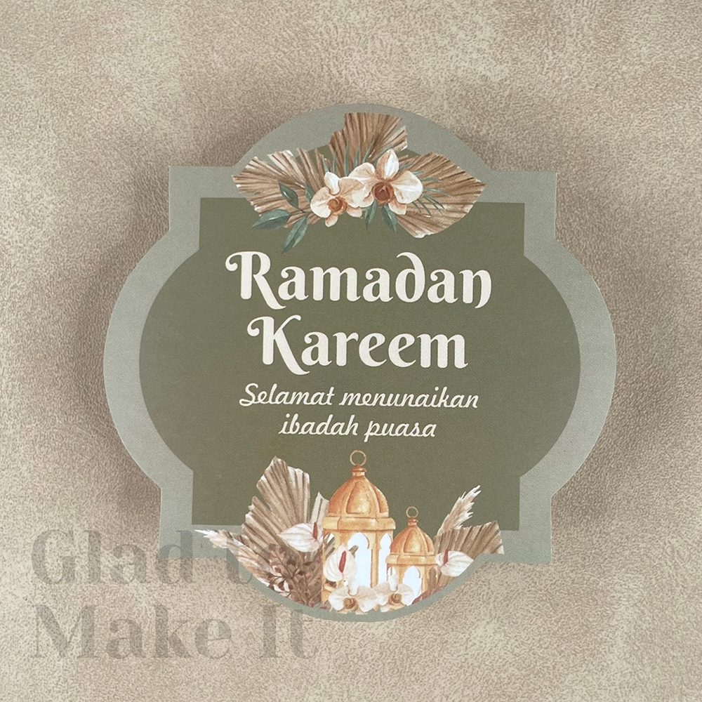 Jual Stiker sticker ramadan kareem idul fitri lebaran label untuk ...