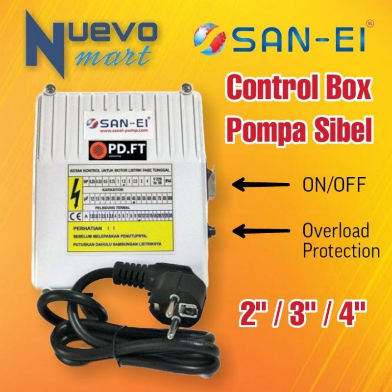 Jual Control Box Pompa Satelit 4" inch SAN EI Pompa Sibel Submersible ...