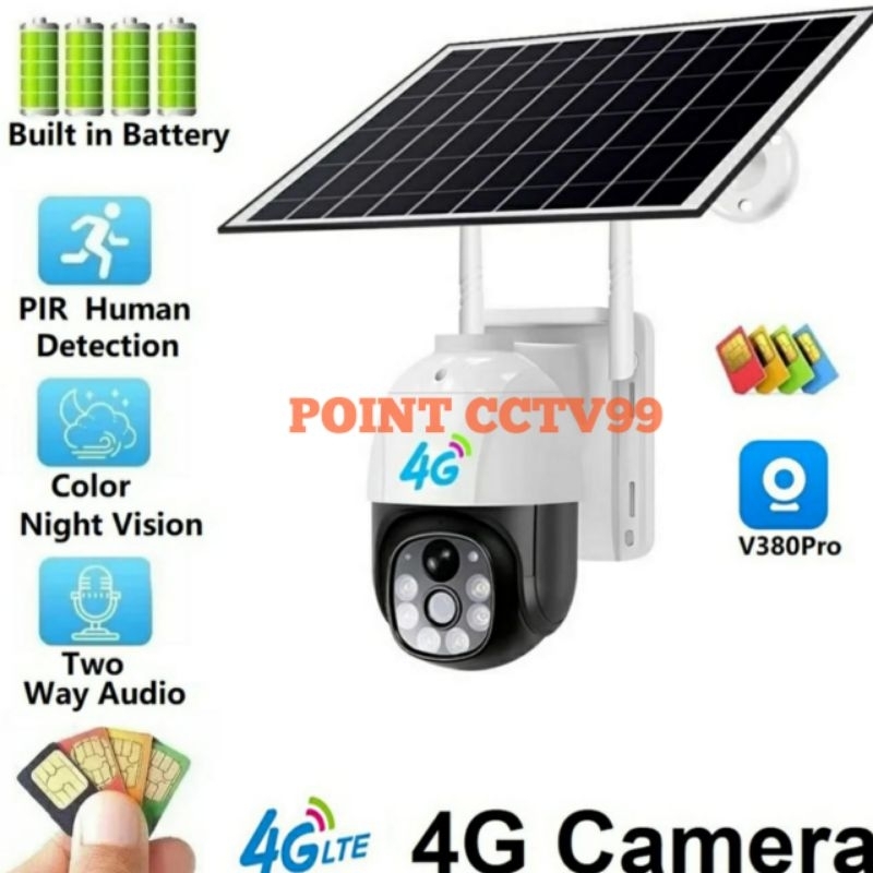 Jual CCTV IP CAM OUTDOOR TENAGA SURYA PANEL SOLAR CCTV SIM CARD 4G APP ...