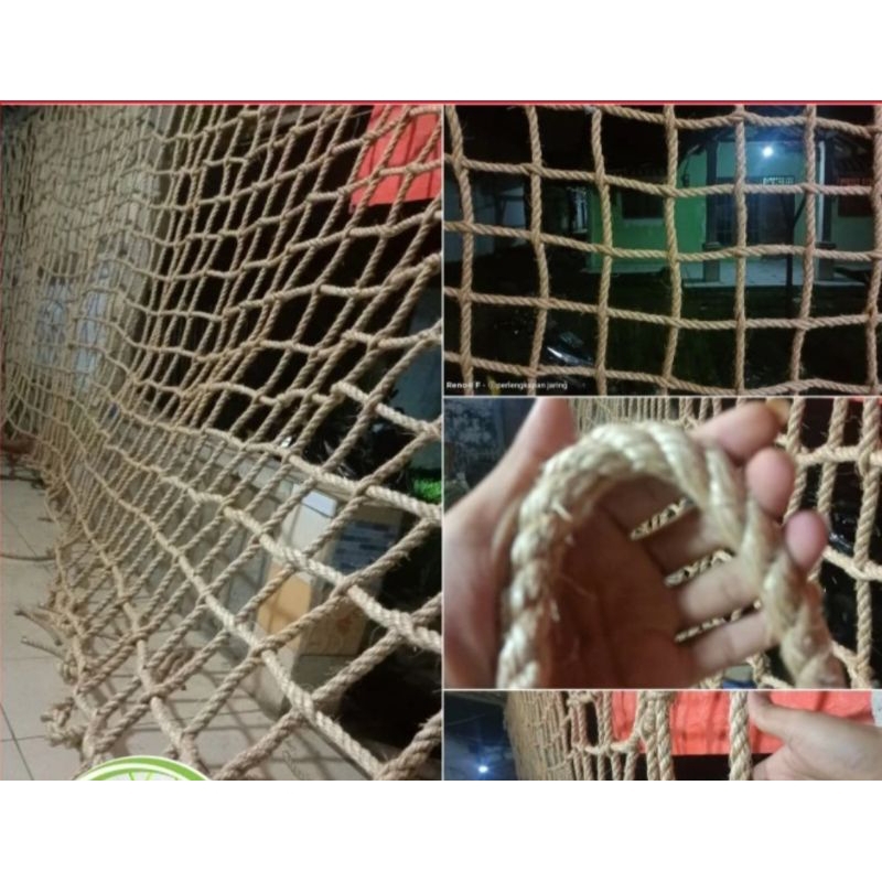Jual jaring tali manila 12mm,14mm,16mm(,OUT BOND) | Shopee Indonesia