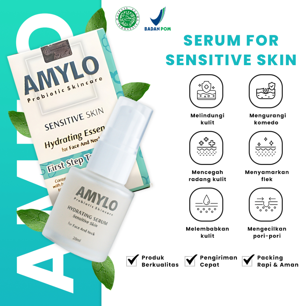 Jual Amylo Probiotic Skincare Serum For Sensitive Skin Hydrating Serum ...