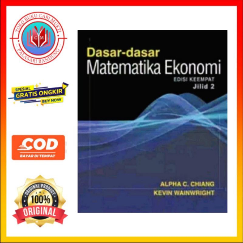 Jual Erlangga Buku Dasar Dasar Matematika Ekonomi Alpha Chiang Jilid 2 ...