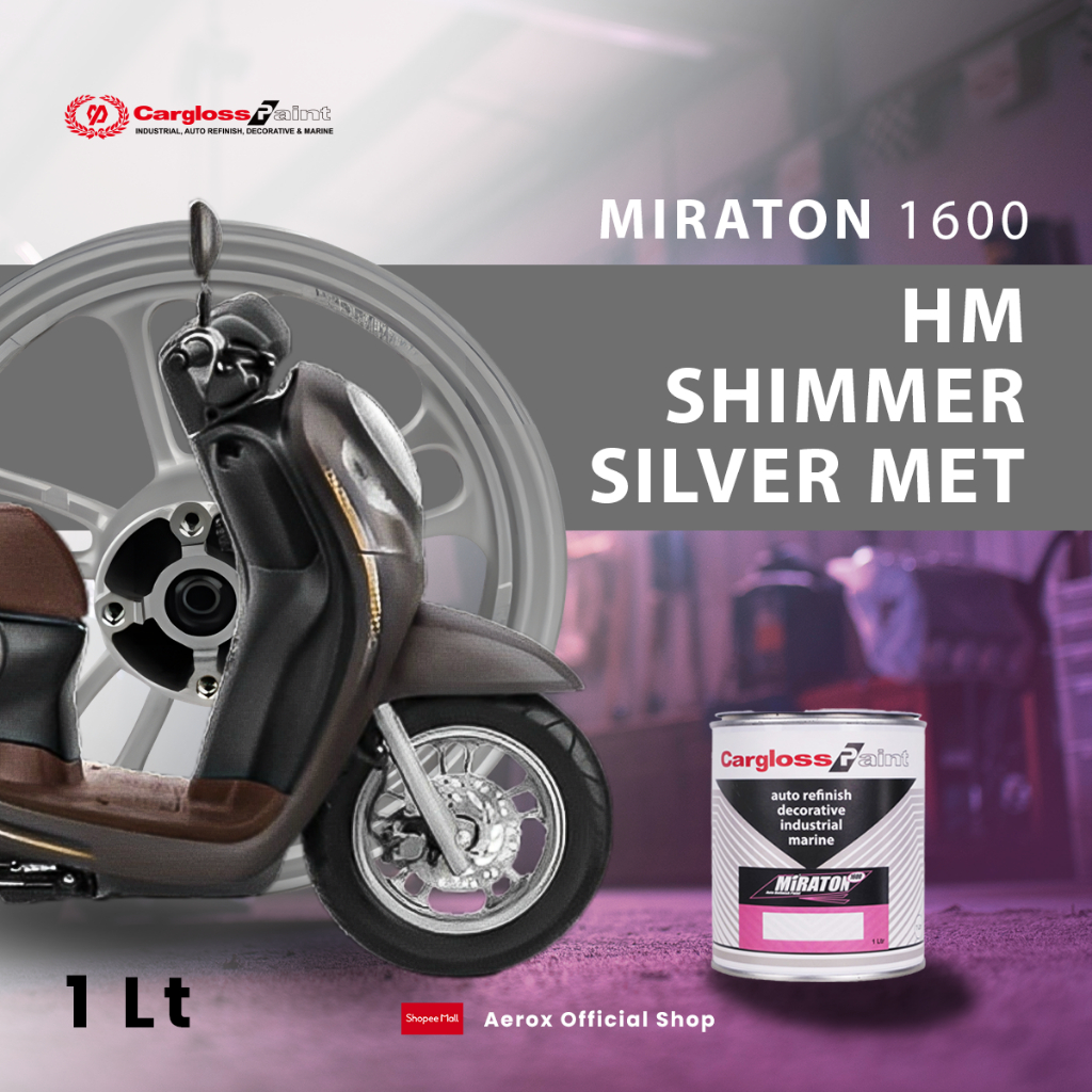 Jual Cargloss Miraton 1600 Cat Honda Motor Original - Shimmer Silver ...