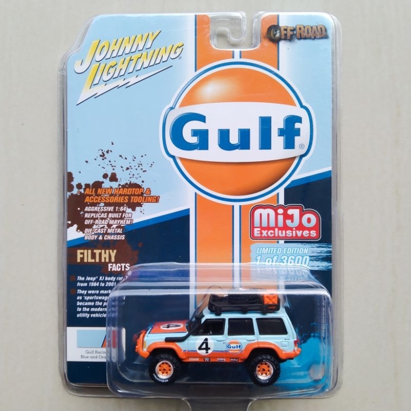 Jual Johnny Lightning Gulf Jeep Cherokee Gulf Mijo Exclusive | Shopee ...