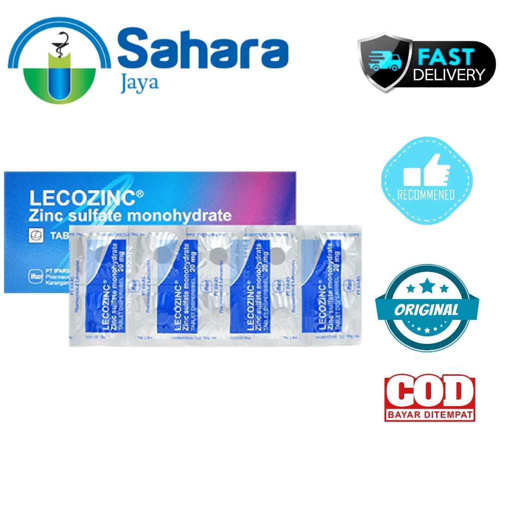 Jual [SJ] Lecozinc 10 Tablet - Obat Pelengkap Diare Anak | Shopee Indonesia