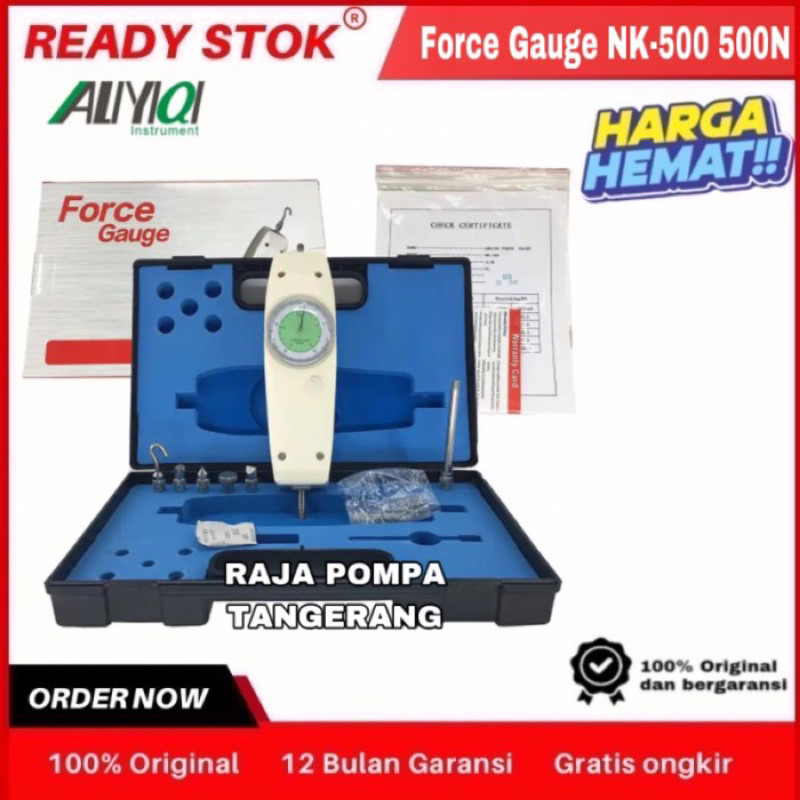 Jual NK-500 500N Push Pull Force meter Analoge Gauge Test kuat tarik ...
