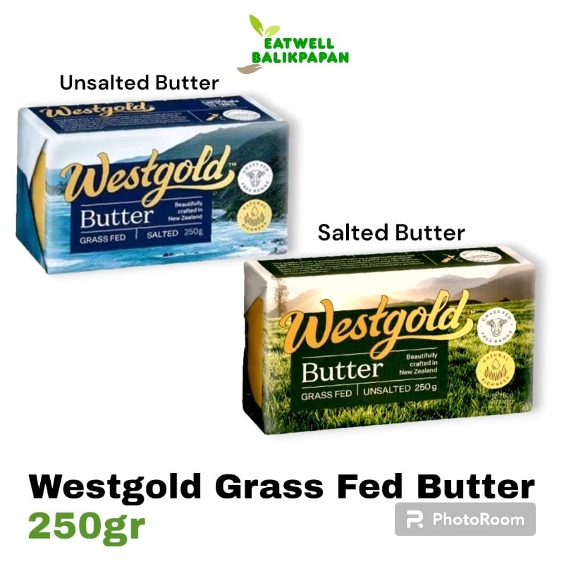 Jual WESTGOLD BUTTER GRASS FED 250GR / SALTED BUTTER - UNSALTED BUTTER ...