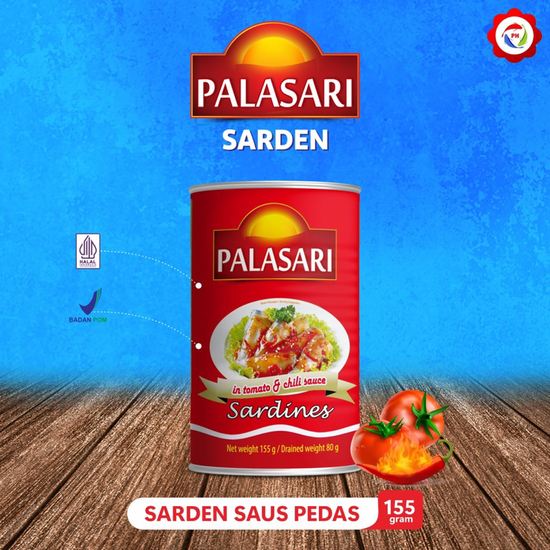 Jual Palasari Sarden Saus Tomat dan Cabe 155gr | Shopee Indonesia