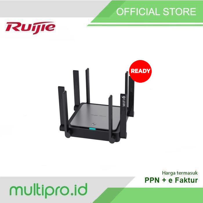 Jual Ruijie RG-EW3200GX PRO 3200M Wi-Fi 6 Dual-band Gigabit Router ...