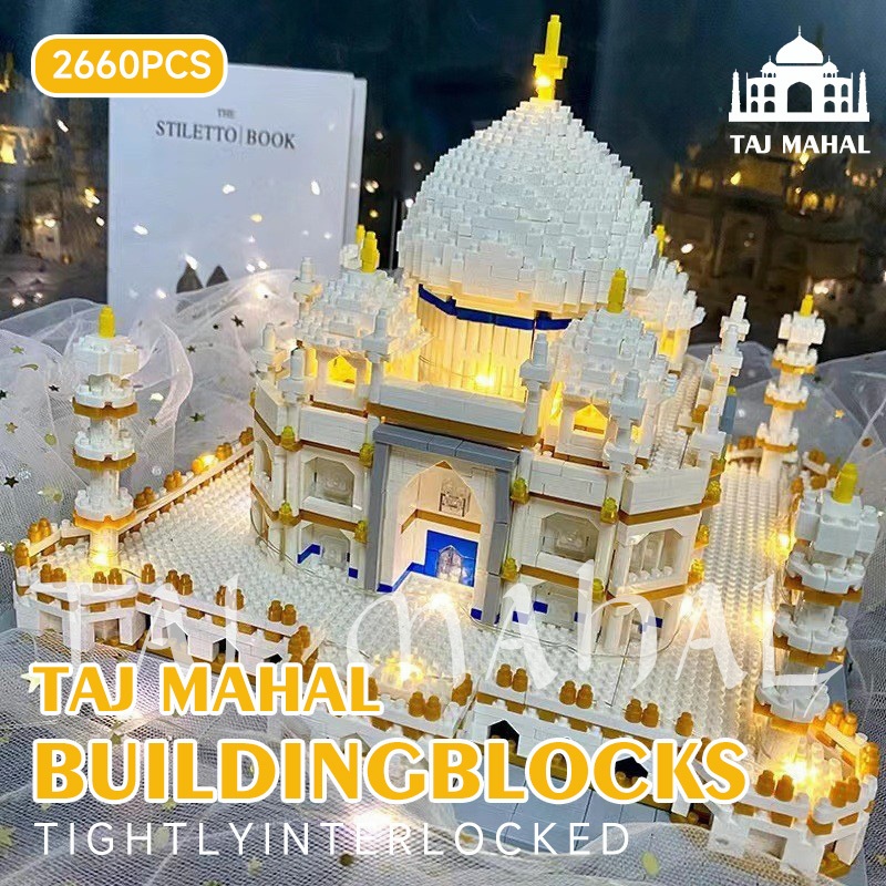 Jual READY STOCK Mainan Brick Mini TajMahal 3 Model Rakitan Bangunan ...