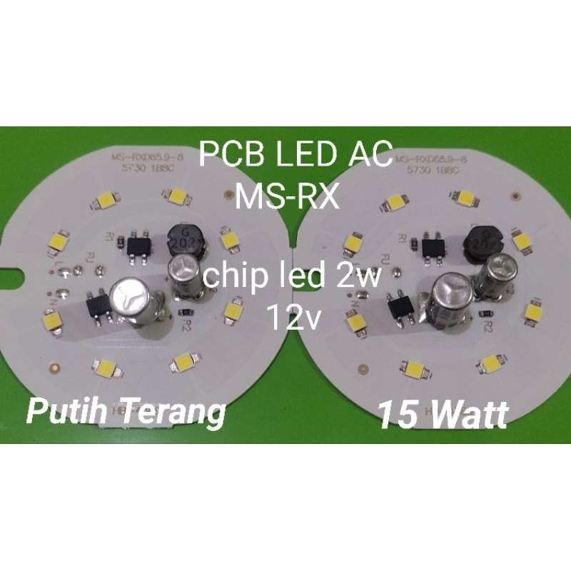 Jual PCB Alumunium LED AC 15W Premium 7500k | Shopee Indonesia