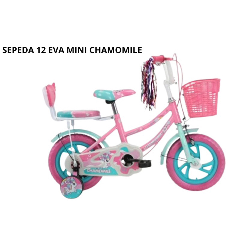 Jual Sepeda Anak BMX 12 inci Ban EVA Sepeda Perempuan Mini Roda Empat ...