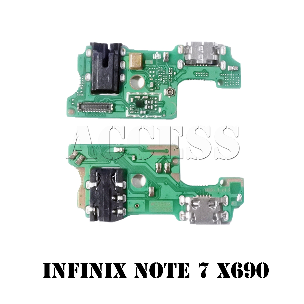 Jual FLEXIBEL PAPAN INFINIX NOTE 7 X690 KONEKTOR CAS CHARGER HANDSFREE ...