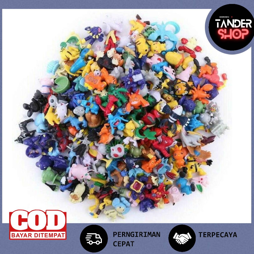 Jual Pokemon Figure Mainan isi 24Pcs/144Pcs Random all generation ...