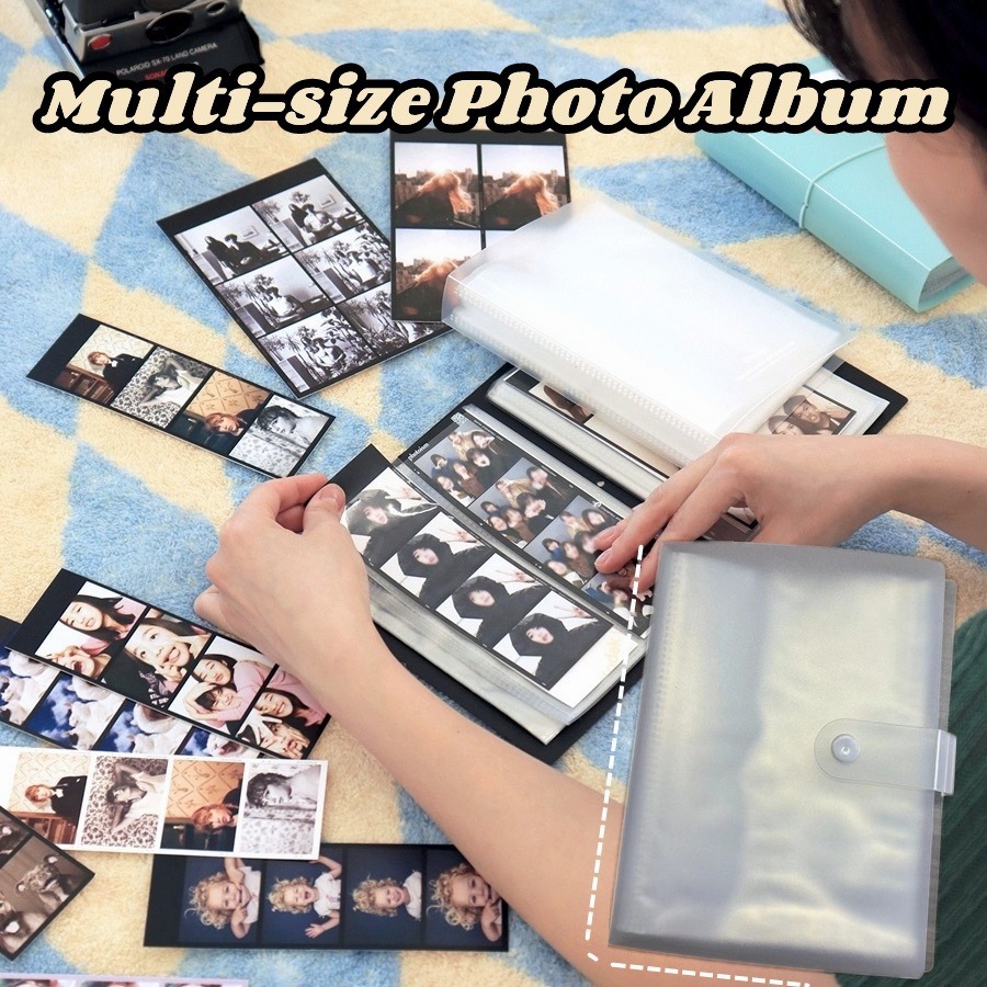 Jual 4 Grid Album Foto Strip Album 6 inci Idola Photocard Mengumpulkan Buku 20 Halaman 4 Potong ...