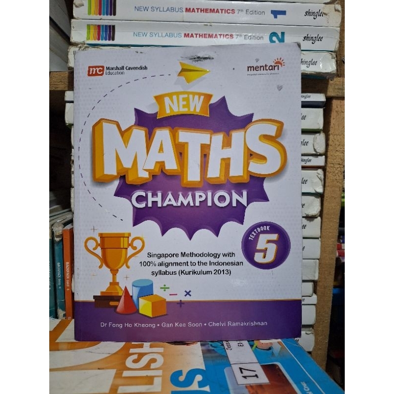 Jual buku new maths champion 5 textbook 5 | Shopee Indonesia