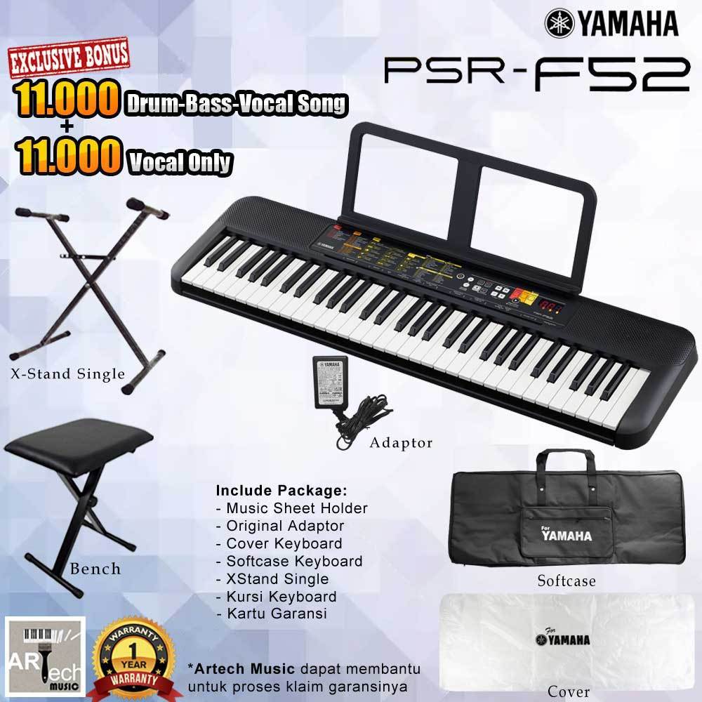 Jual Keyboard Yamaha PSR-F52 / PSRF52 / PSR F52 Garansi Resmi | Shopee ...