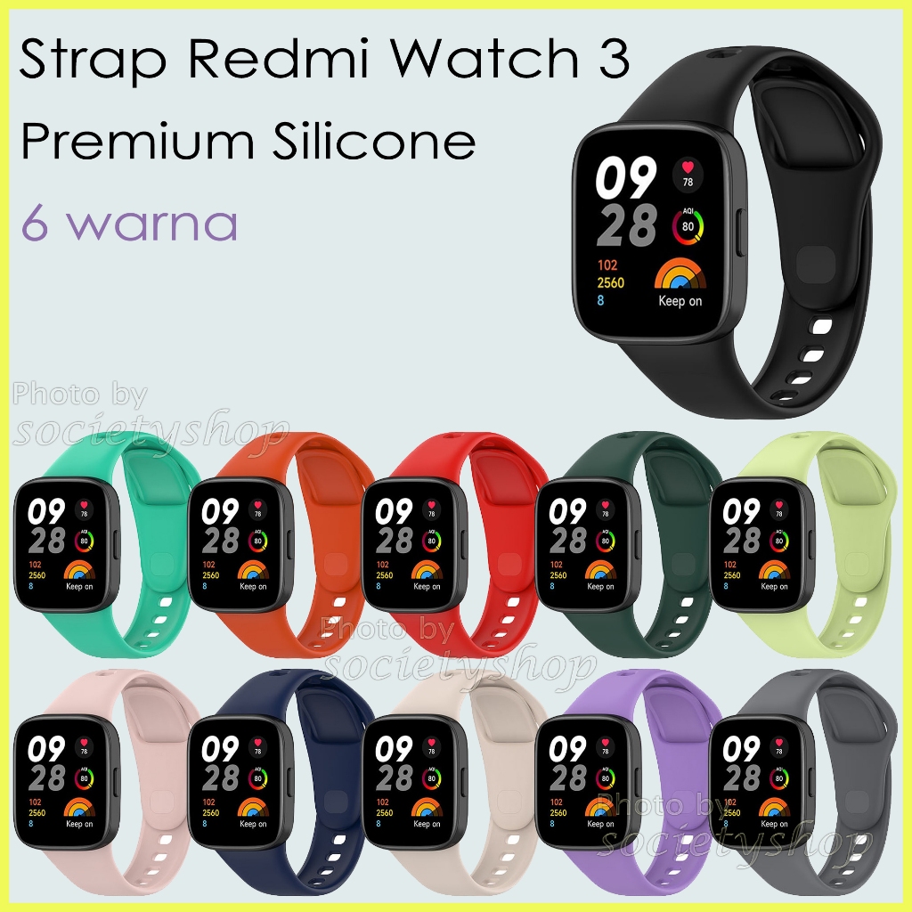 Jual Strap Redmi Watch 3 Silicone Jam Redmi Watch 3 SET Tangan Smart ...