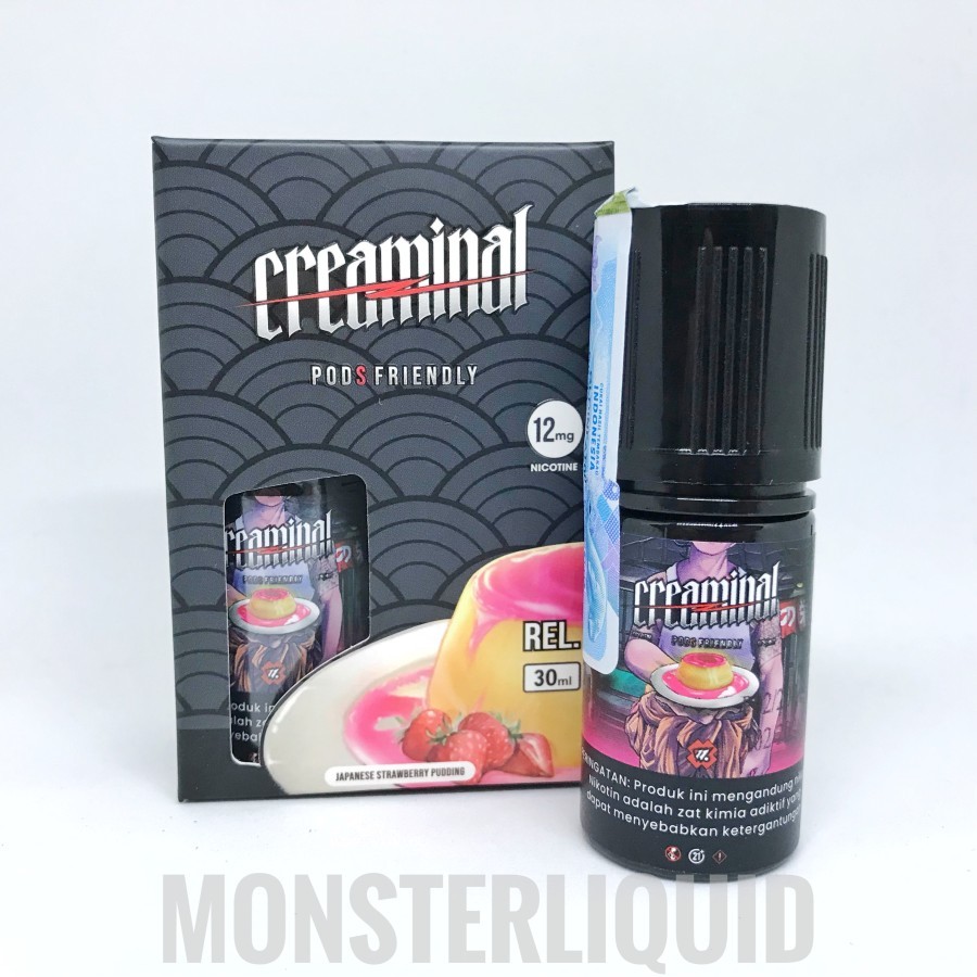 Jual PODS FRIENDLY CREAMINAL JAPANESE STRAWBERRY PUDDING 12MG 30ML ...