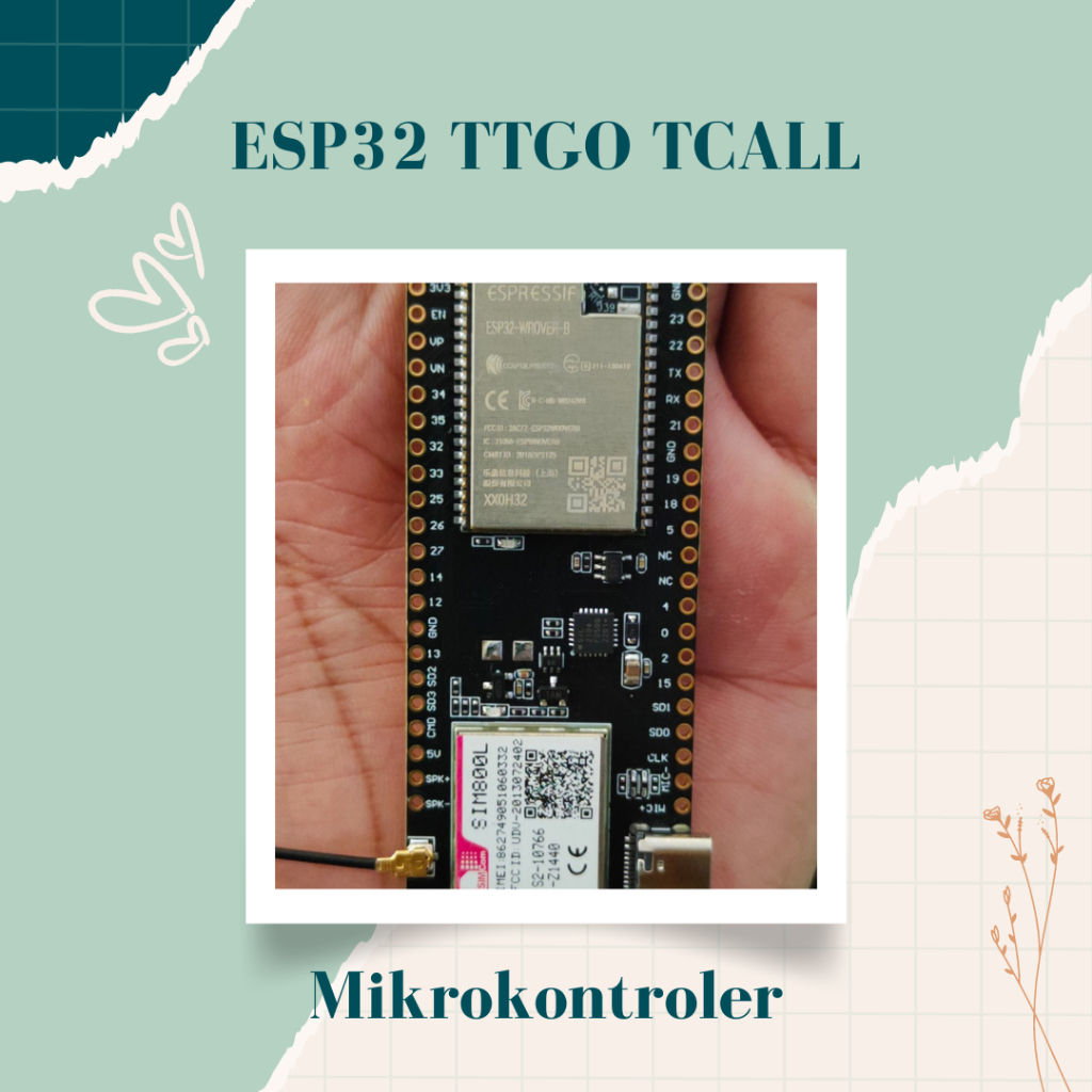 Jual TTGO TCall T-Call V1.3 ESP32 Wireless Module GPRS Antenna SIM Card SIM800L | Shopee Indonesia