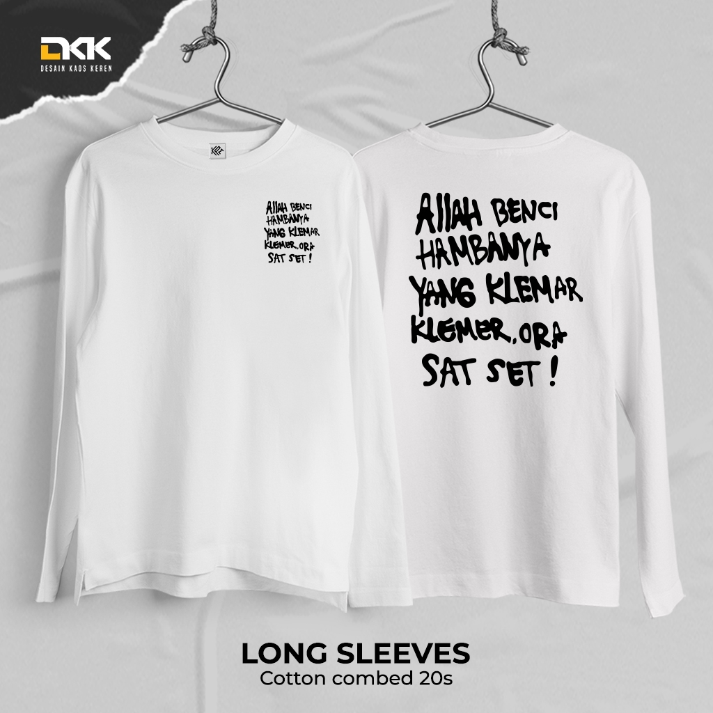 Jual Desain Kaos Keren - Kaos Kata Kata Desain Ora Sat Set | Shopee ... Jual Desain Kaos Keren - Kaos Kata Kata Desain Ora Sat Set | Shopee ...