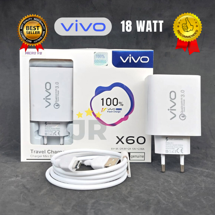 Jual Charger Carger Vivo Y01 Y02 Y02t Y1s Y11 Y12 Y12i Y12s Y15 Y15s Y17 Y19 Y20 Y20i Y20S G V9 ...