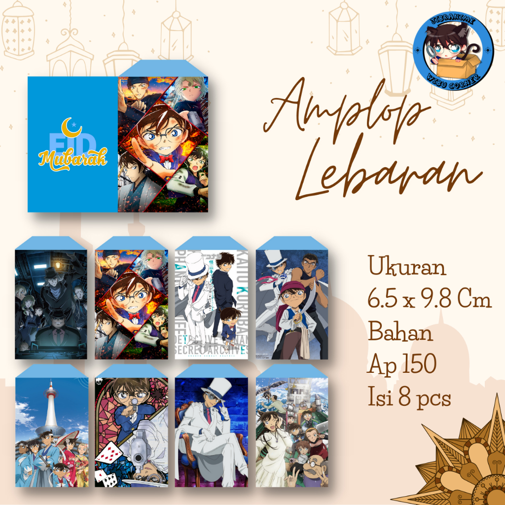 Jual Amplop lebaran anime Detective conan / detektif conan / meitantei ...