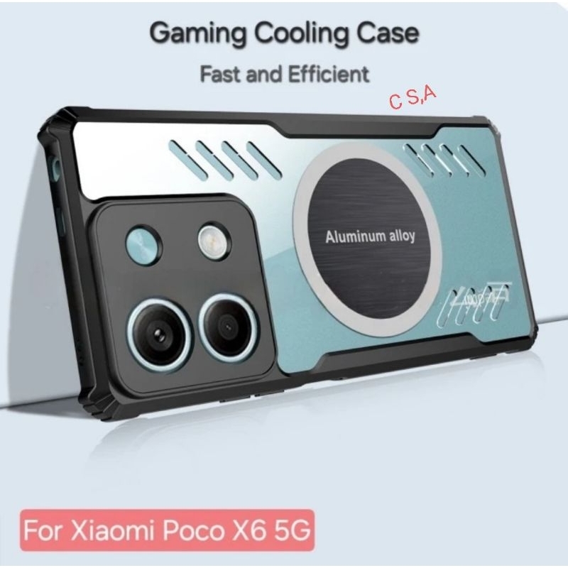 Jual Case Xiaomi Poco X6 / X6 Pro Gaming Cooling Cover Heat Dissipation | Shopee Indonesia