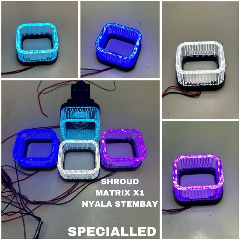 Jual lampu shroud biled matrix ring acrylic 5d glory crystal rgb pnp 1. ...