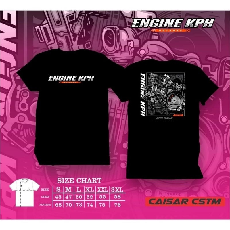 Jual Kaos Kph Gank P1 Kaos Motor Honda T-shirt Free Seticker | Shopee ...