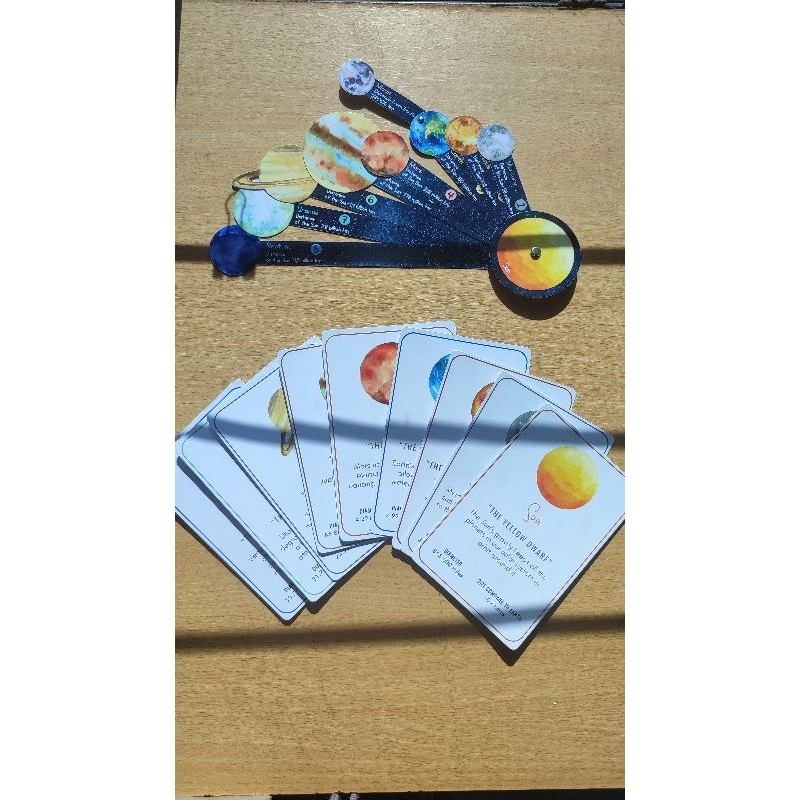 Jual Solar system flash card | Flashcard Solar System | Flashcard Tata ...