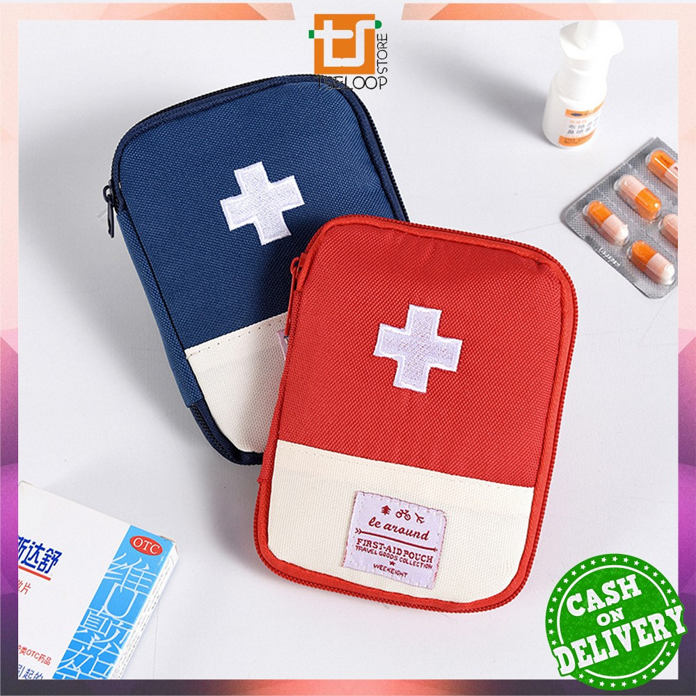 Jual OFM-T42 Tas Obat P3K / Tempat Obat Peralatan Organized P3K Mini / Travel Organizer Tas Obat ...