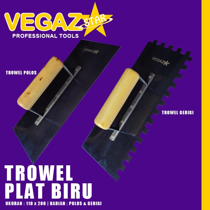Jual Raskam Roskam Plat Baja Karbon Perata Acian Tembok Trowel gagang ...