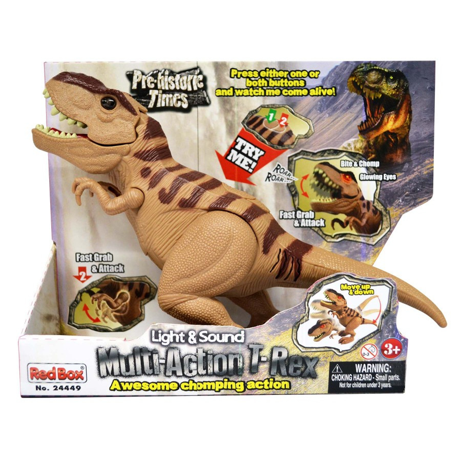 Jual Redbox Toys Pre-Historic Times Action T-Rex Operated Sound and ...