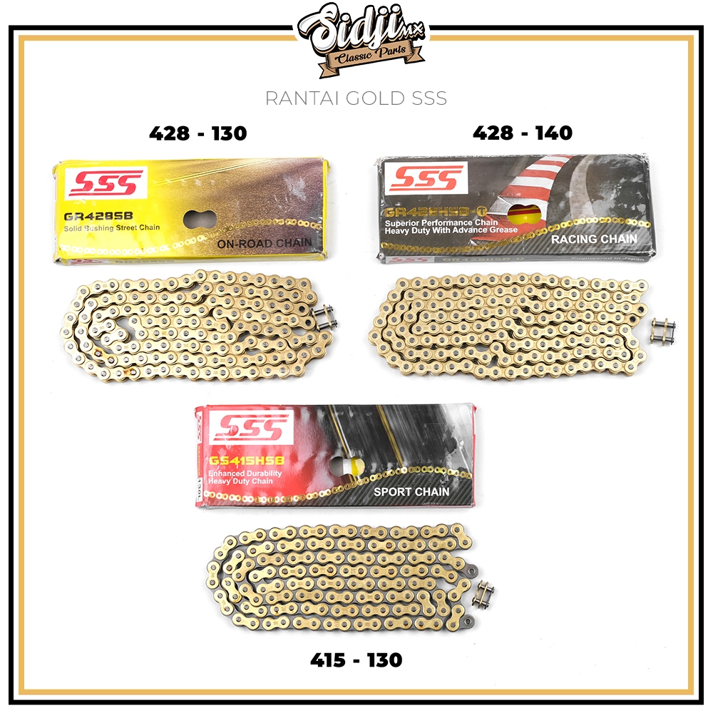 Jual Rantai Rante SSS HSB 415 HSBT 428 SB 428H 130 140L CRF 150L KLX 150 BIGFOOT DTRACKER WR 155 ...