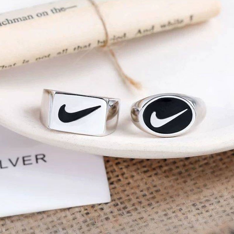 Jual COD ️ Fashion Adjustable Cincin Nike Untuk Pria / Nike Round Logo ...