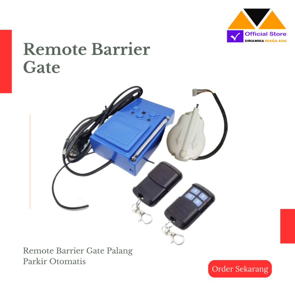 Jual Remote Control Palang Parkir Otomatis Remote Barrier Gate Full Set ...