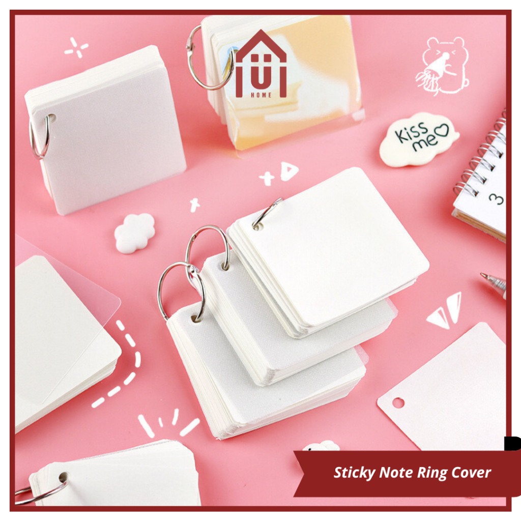 Jual UNISO - STICKY NOTE RING COVER BUKU CATATAN KECIL GANTUNG MEMOPAD ...