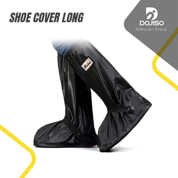 Jual Cover Sepatu Pelindung Hujan Shoe Cover Long Waterproof Reflektor ...