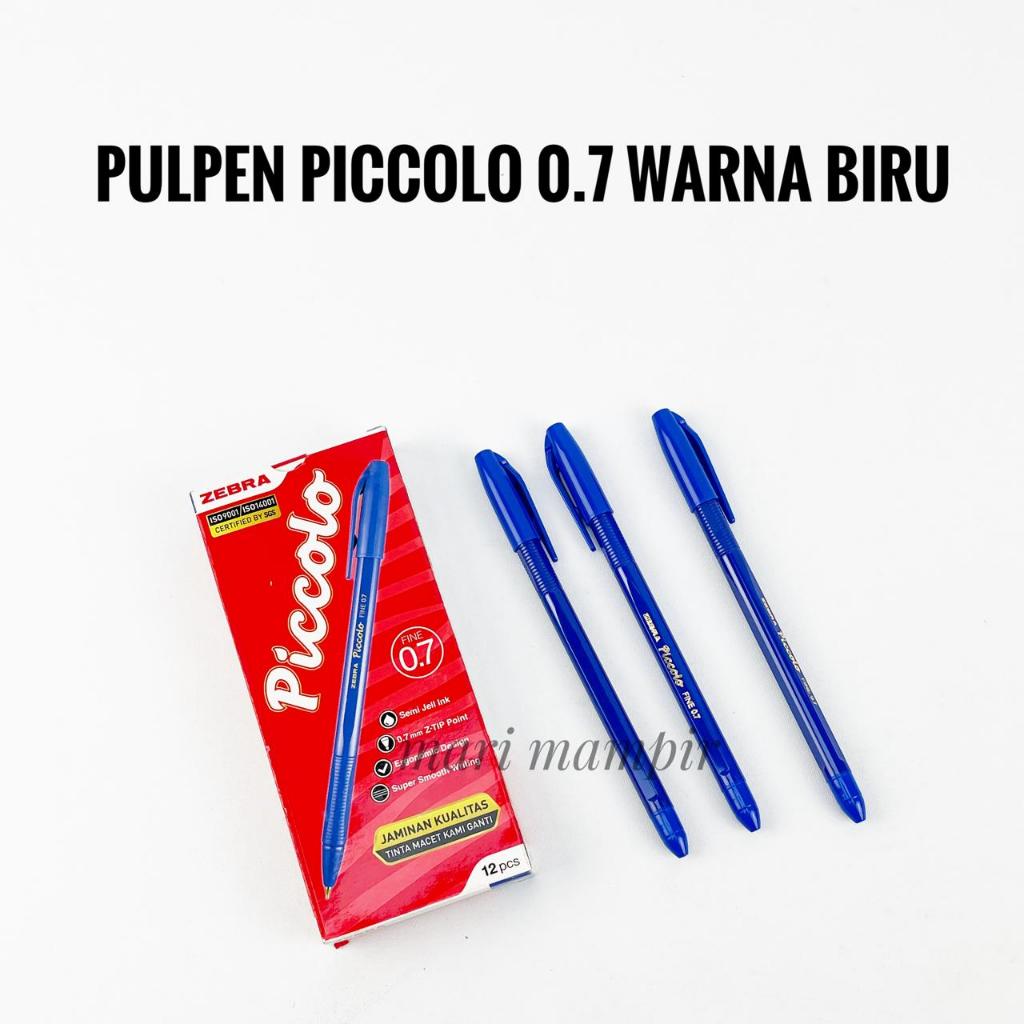 Jual PULPEN PICCOLO 0.7 WARNA BIRU | Shopee Indonesia