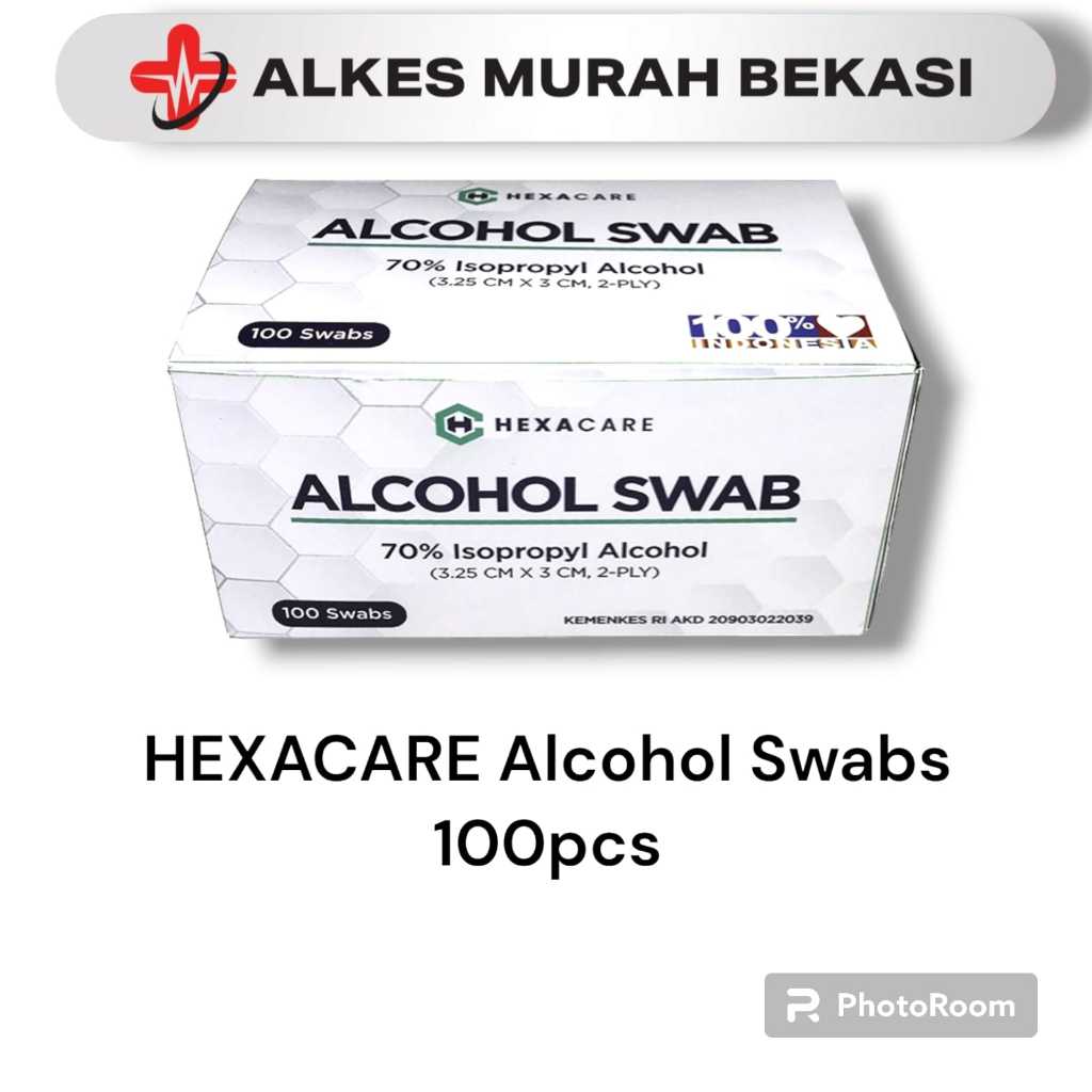 Jual HEXACARE Alcohol Swab 100pcs/box | Shopee Indonesia