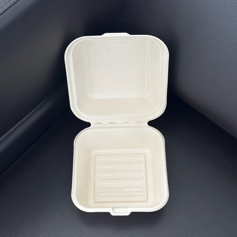 Jual Bagasse Sugarcane bento cake box | Shopee Indonesia