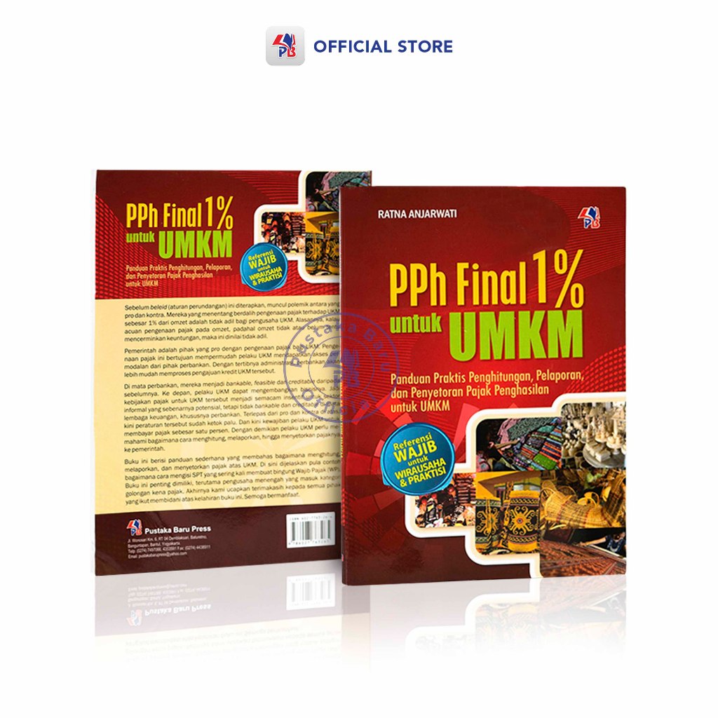 Jual Buku Perpajakan : PPh Final 1% Untuk UMKM Pandauan Praktis Perhitungan Ratna Anjarwati ...